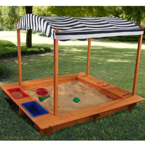 KidKraft Outdoor 163.2cm Rectangular Sandbox & Reviews | Wayfair.co.uk
