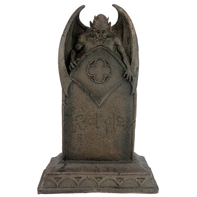 Design Toscano The Vampire Demon Tombstone Statue & Reviews | Wayfair