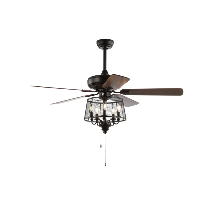 Red Barrel Studio® Balf 52'' Ceiling Fan with Light Kit & Reviews | Wayfair
