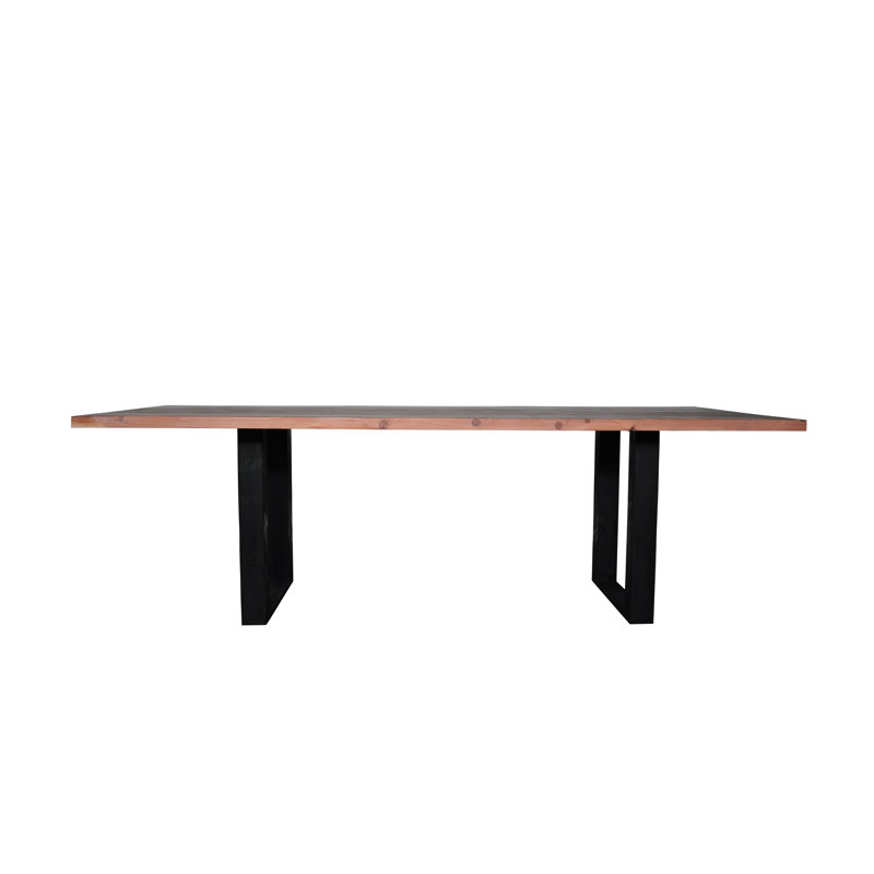 Foundry Select Humzah Solid Wood Sled Dining Table | Wayfair