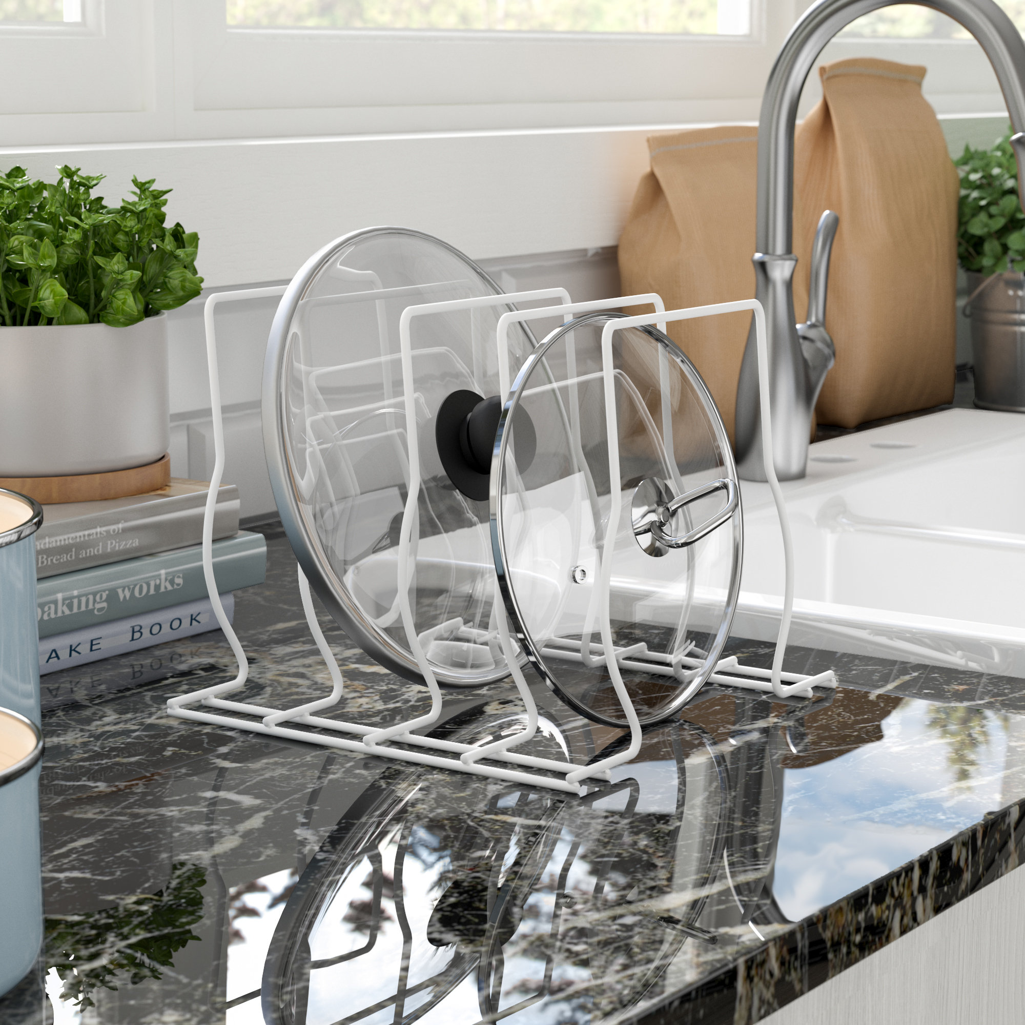 Rebrilliant Standing Pot Rack & Reviews | Wayfair