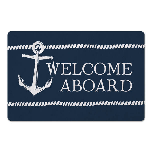 Breakwater Bay Walton Bay Compass Non-Slip Outdoor Door Mat & Reviews ...
