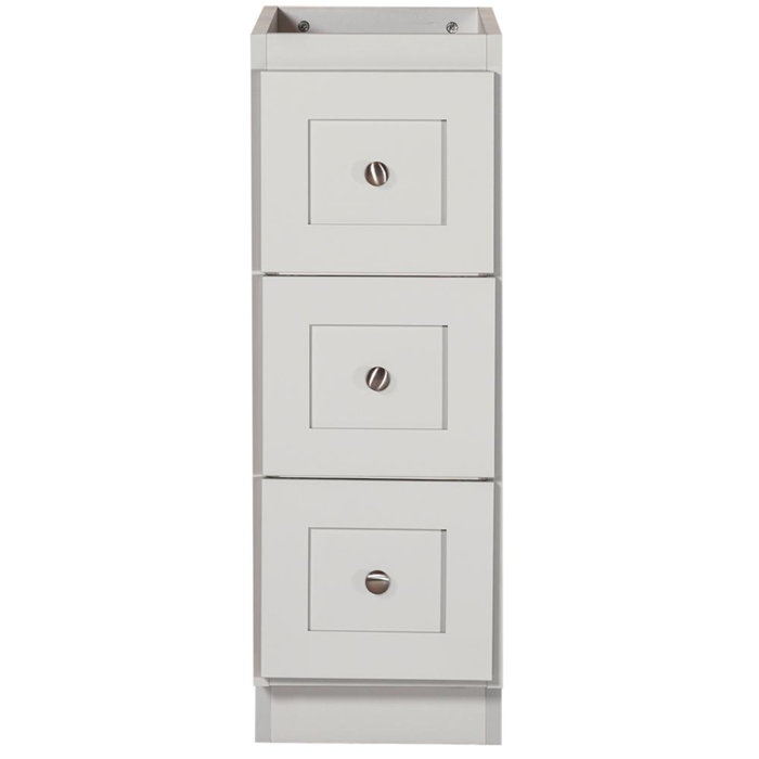Highland Dunes Cheever Drawer Bank Shaker 12" Bathroom Vanity Base Only ...