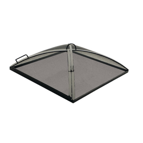 Master Flame Stainless Steel Square Fire Pit Spark Screen | Wayfair