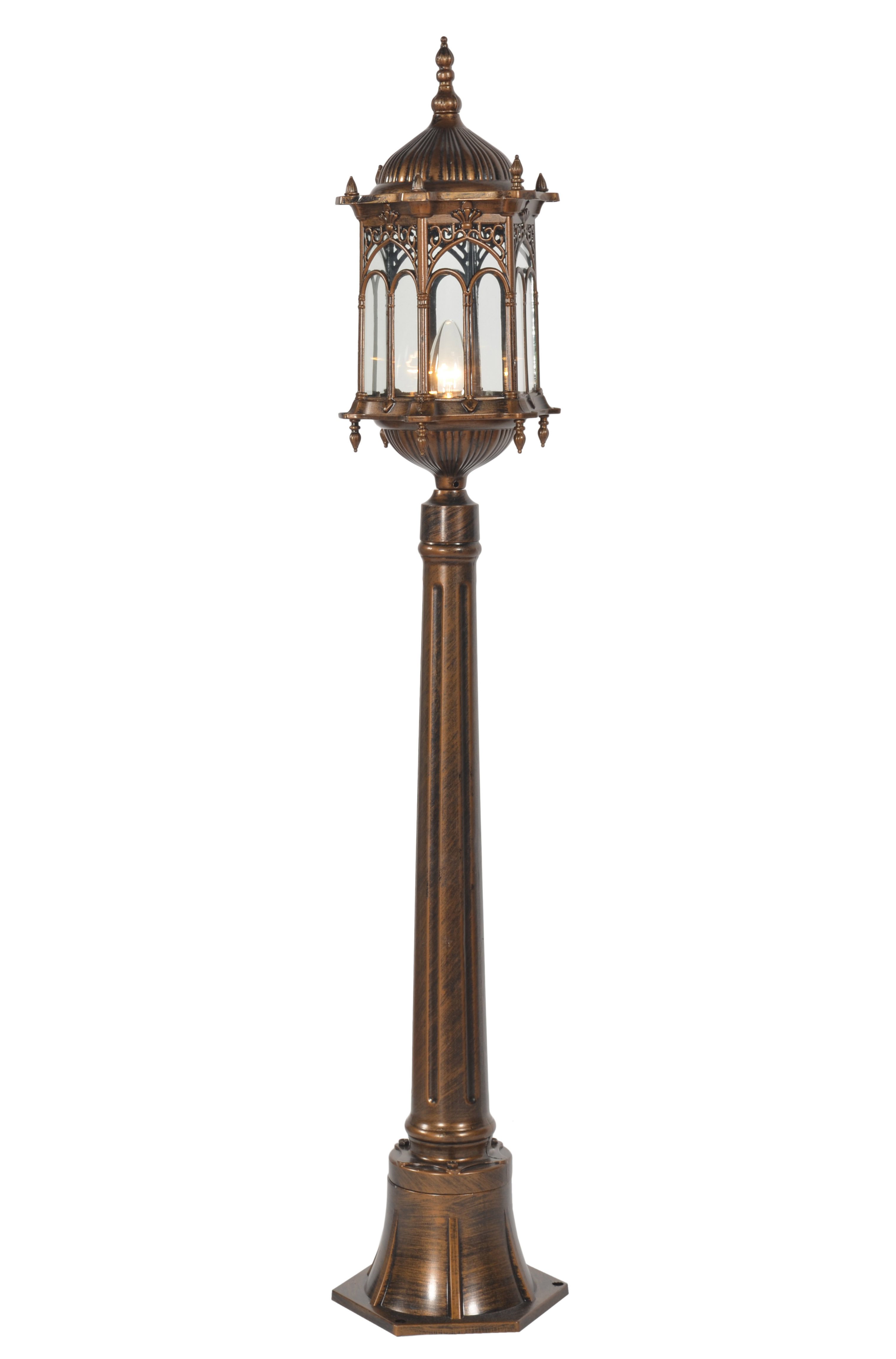 Bloomsbury Market Bonley Transparent Lamp Post (Full) | Wayfair