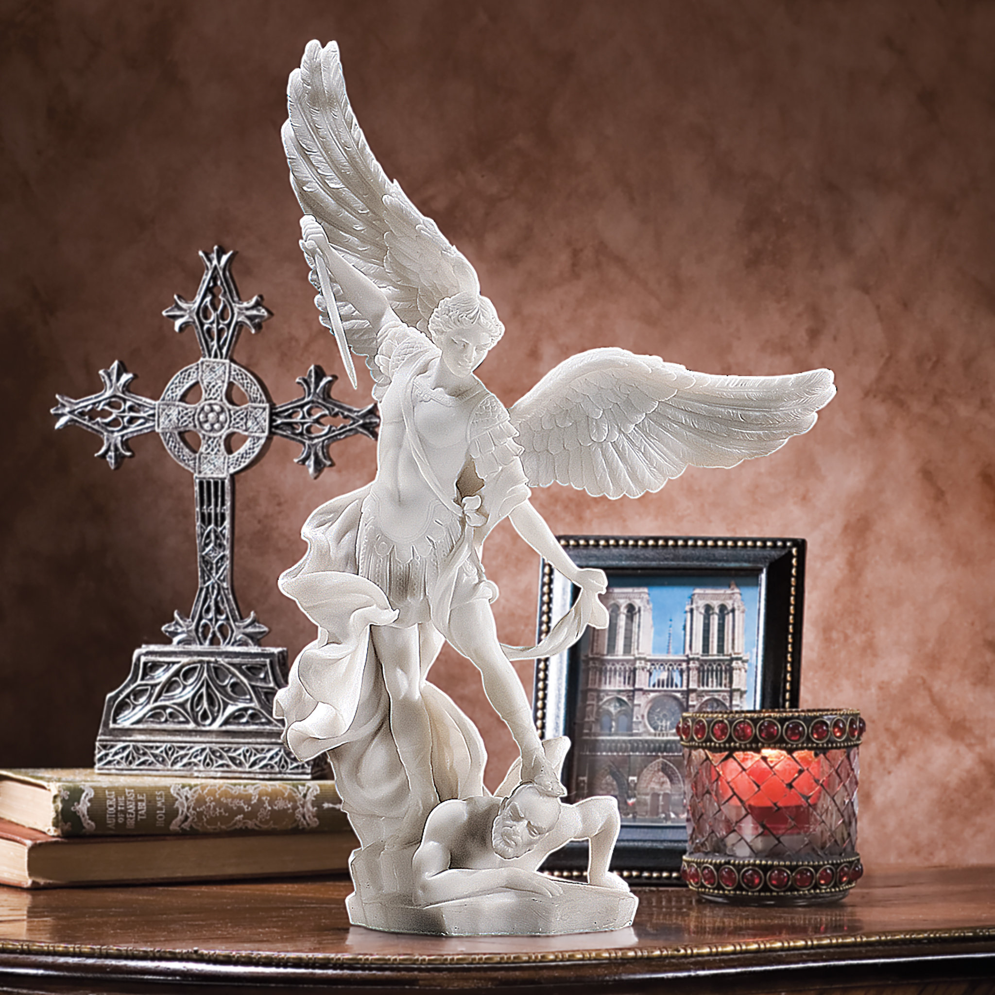 Design Toscano St. Michael the Archangel Figurine & Reviews | Wayfair
