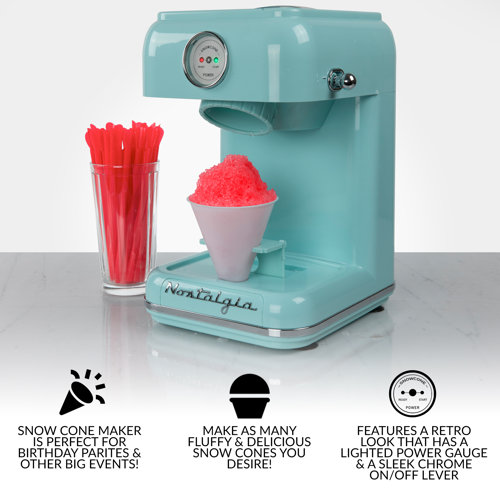 Nostalgia Electrics Nostalgia Classic Retro Single Countertop Snow Cone ...