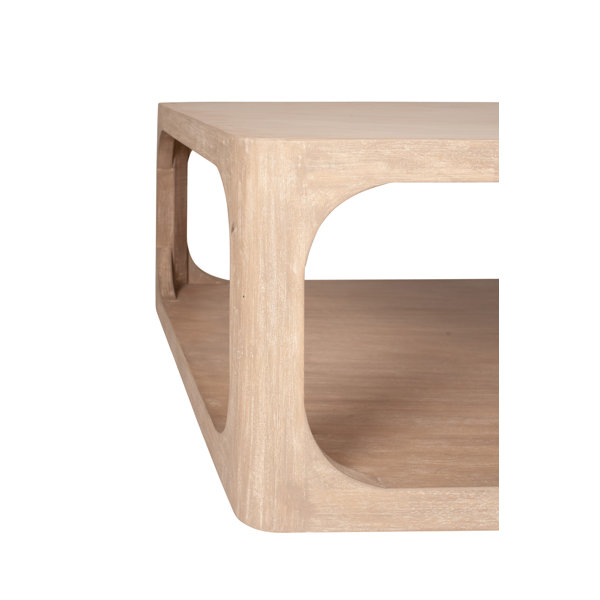 Joss & Main Sybil 47'' Solid Wood Coffee Table & Reviews | Wayfair