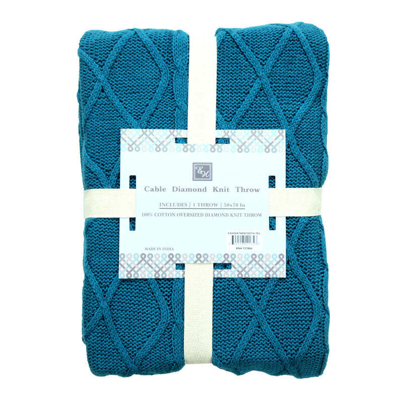 Excel Hometex Knitted Throw Blanket | Wayfair