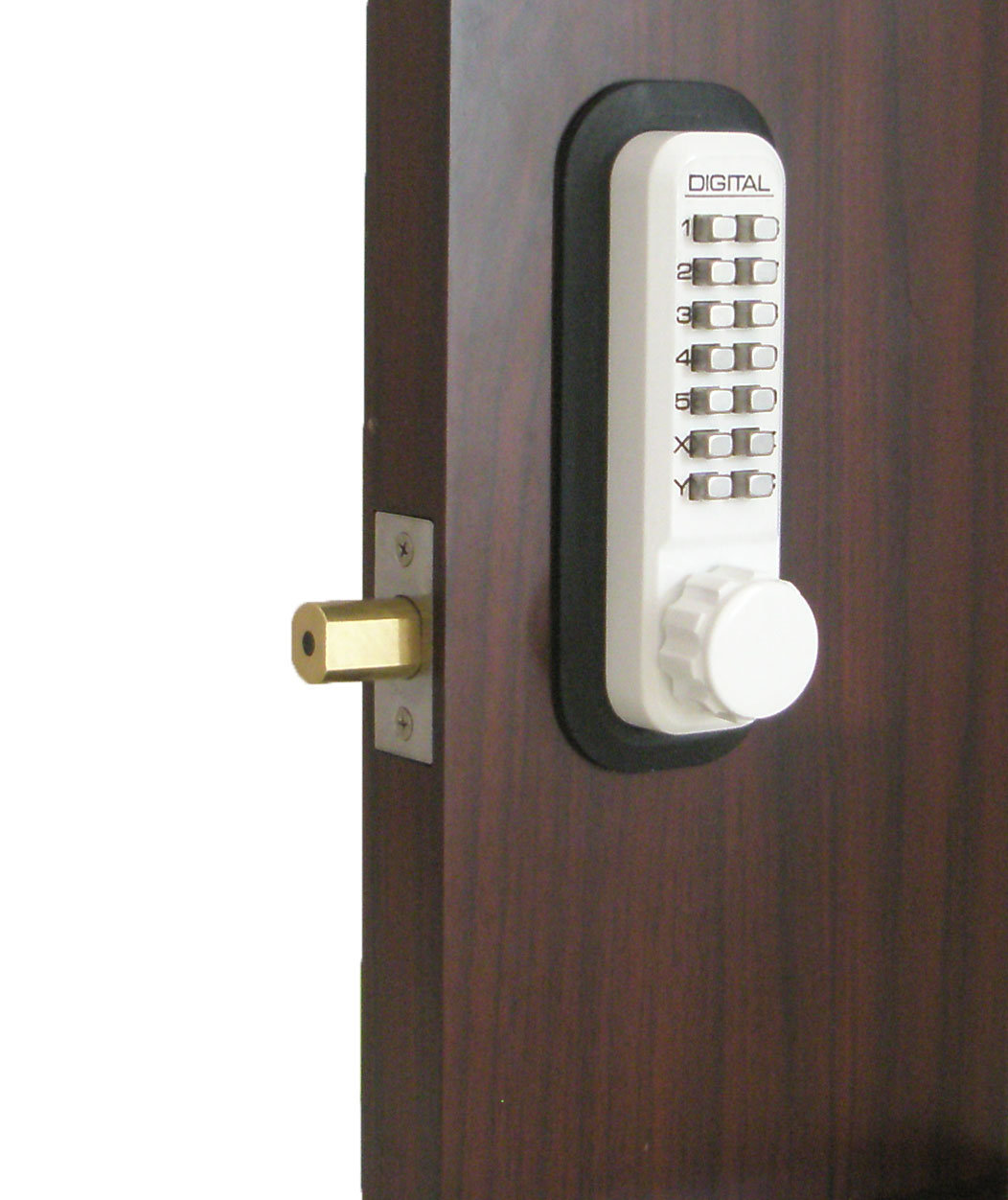 Lockey USA Double Combination Mechanical One Sided Keyless Deadbolt ...