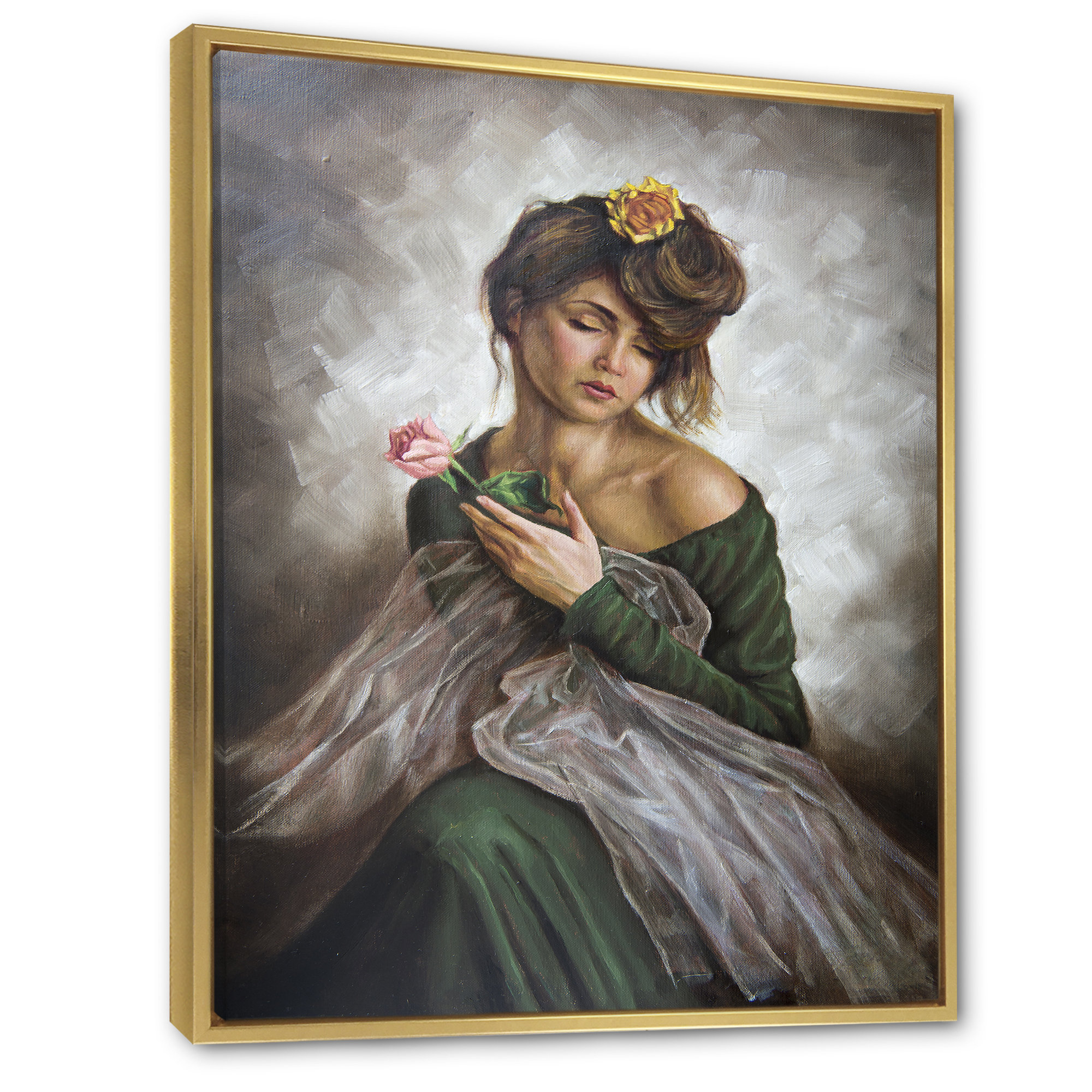House of Hampton® Vintage Sensual Woman Painting II Vintage Sensual ...