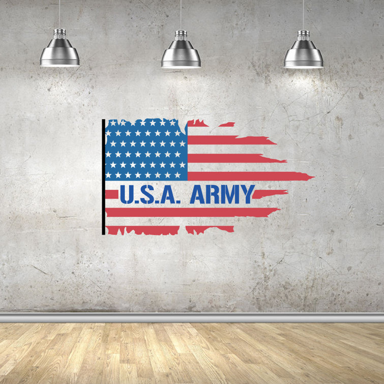 Trinx American Flag Wall Decal | Wayfair