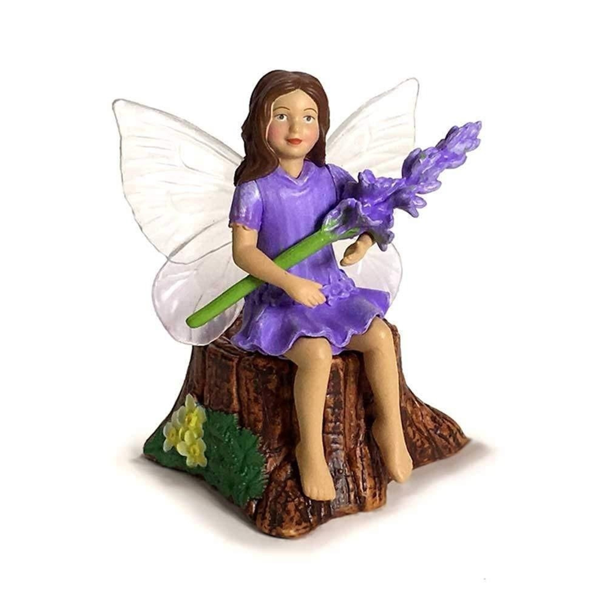 Arlmont & Co. Mirsie Secret Garden Lavender Fairy Statue | Wayfair