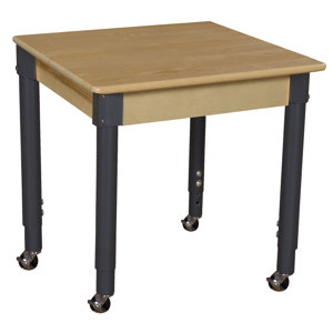 Wood Designs Adjustable Height Square Activity Table & Reviews | Wayfair