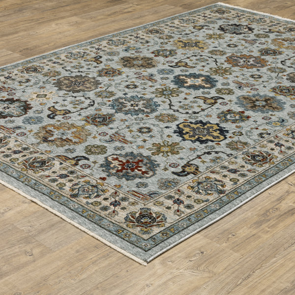 Langley Street Hovis Light Blue/Beige Area Rug | Wayfair