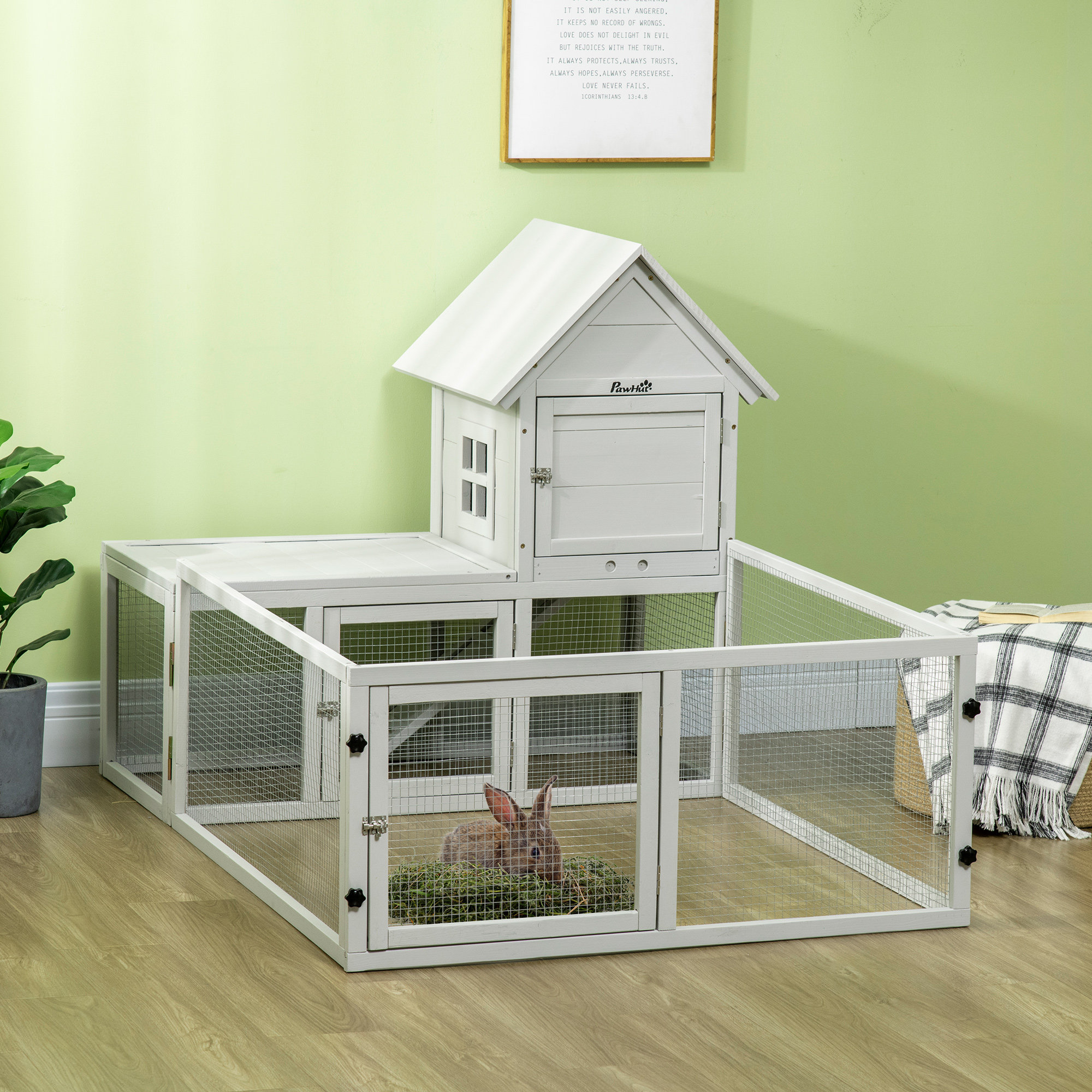 Homcom Weather Resistant Rabbit Run | Wayfair.co.uk