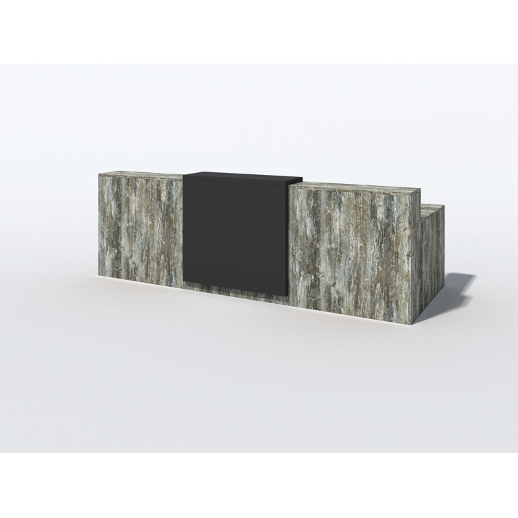 In2 Design 2 Person Rectangular Laminate Reception Desk | Wayfair