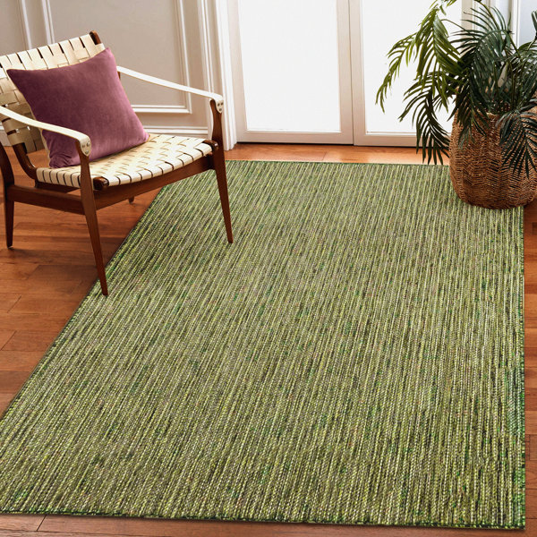 Sand & Stable Saldanha Green Indoor/Outdoor Rug & Reviews | Wayfair