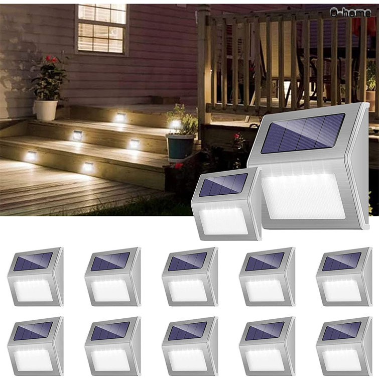 O-home Silver LED Metal Step Light | Wayfair