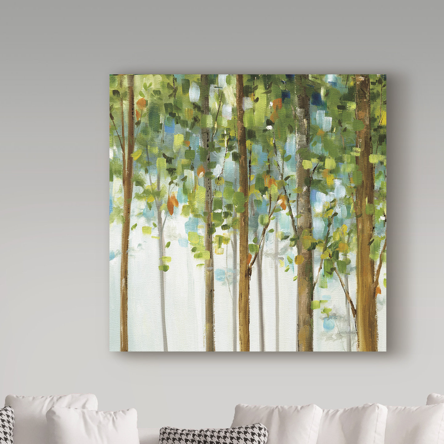 Millwood Pines Forest Study III On Canvas by Lisa Audit Print | Wayfair