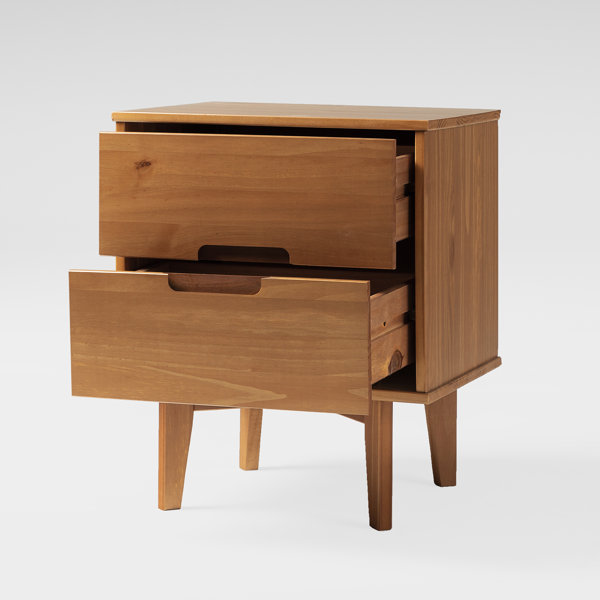 Mercury Row Ulti Solid Wood Bedside Table & Reviews | Wayfair.co.uk