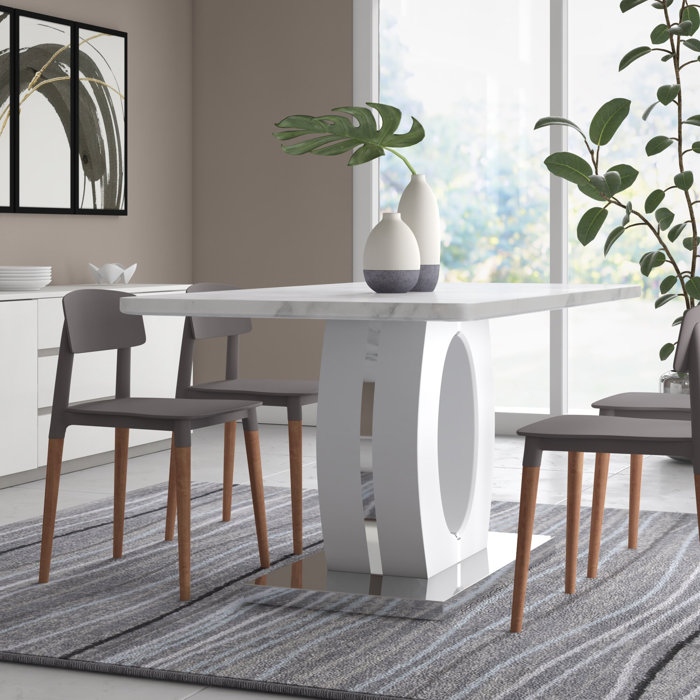 Orren Ellis Westrick Dining Table & Reviews | Wayfair