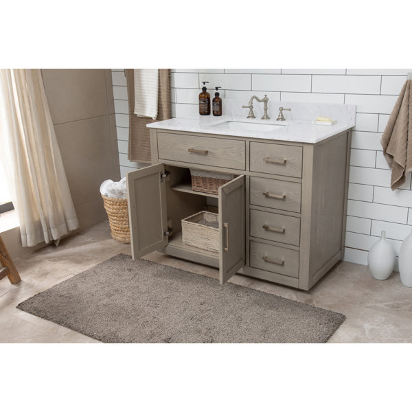 Sand & Stable Ingalls 42'' Free-standing Single Bathroom Vanity with ...