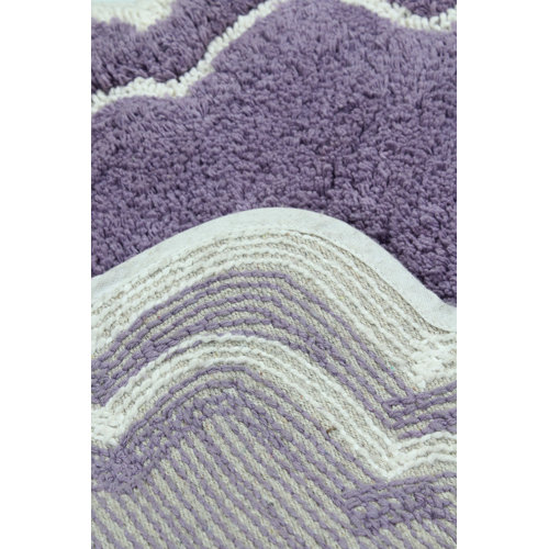 Red Barrel Studio® Dobrinka 100% Cotton Bath Rug with Non-Slip Backing ...