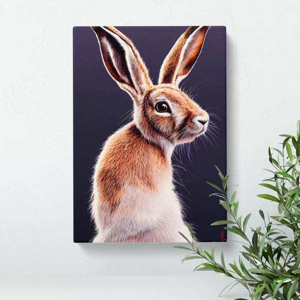 Brambly Cottage XV1022-35X A Curious Hare - Graphic Art | Wayfair.co.uk