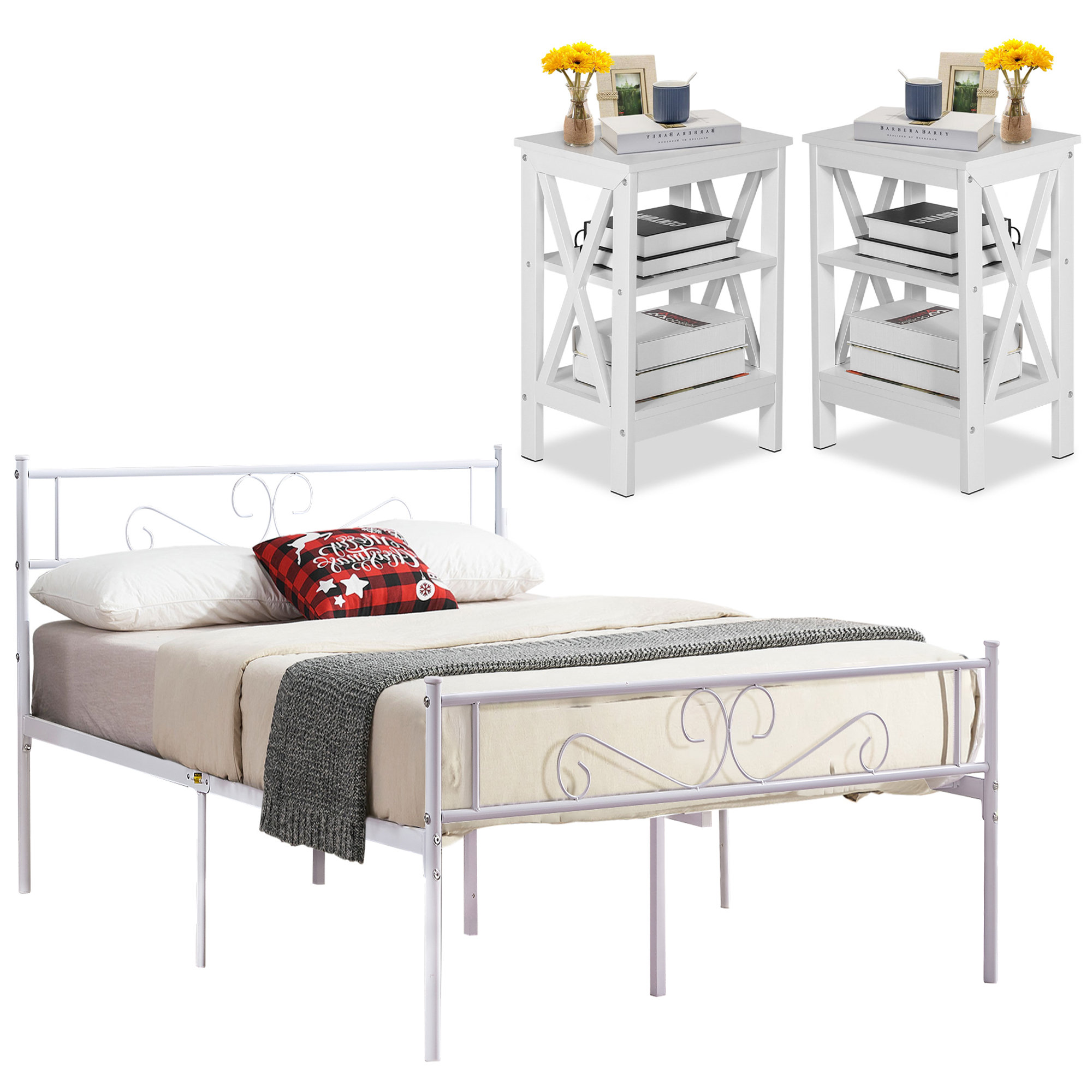 Lark Manor Alsa 3 Piece Bedroom Set & Reviews | Wayfair