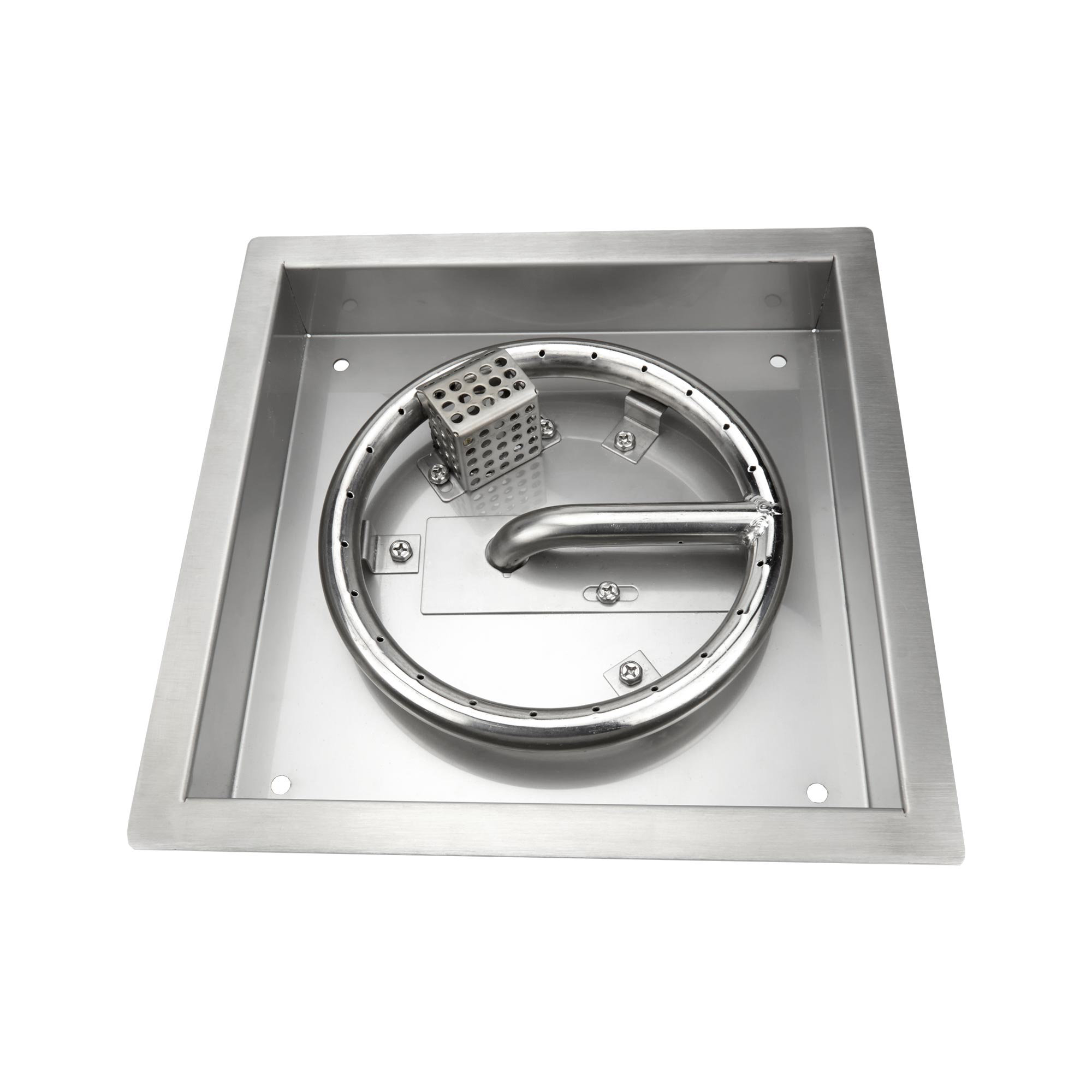 Celestial Fire Glass Square CSA Certified Fire Pit Burner Kit ...