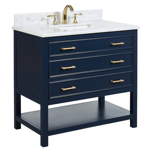 Breakwater Bay Pamula 37'' Free-standing Single Bathroom Vanity with ...