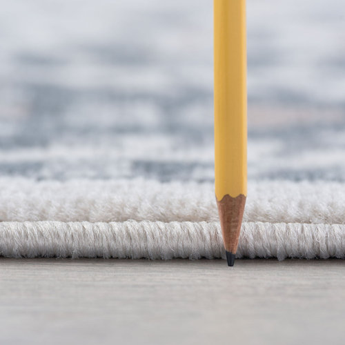 Canora Grey Albina Performance Gray Rug & Reviews | Wayfair