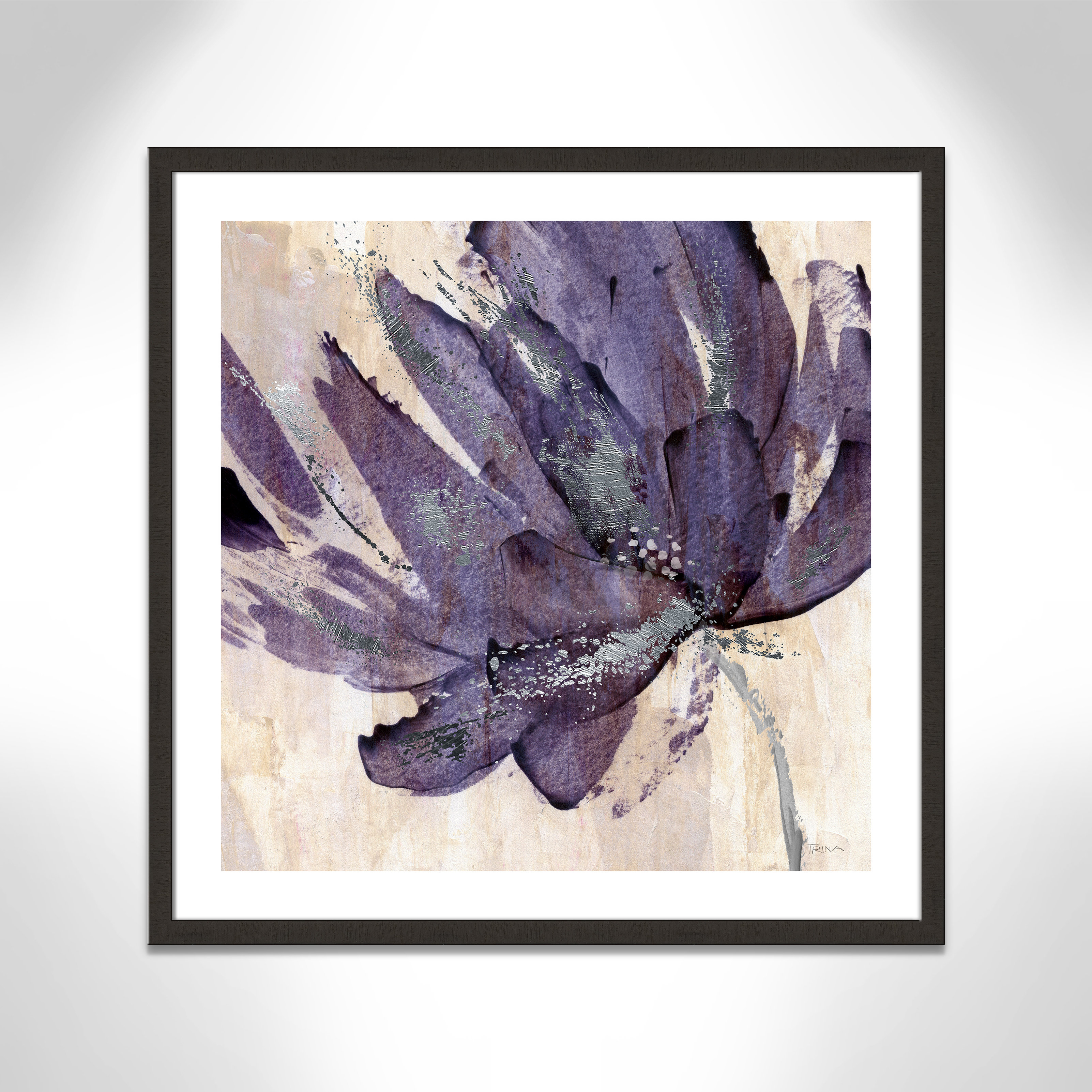 Ebern Designs Purple Jewel - Picture Frame Print | Wayfair