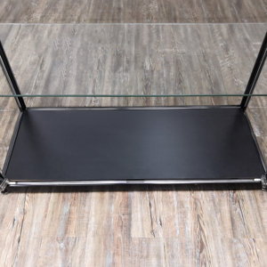 FixtureDisplays 40X16.5X78" Glass & Aluminum Showcase Display Case with ...