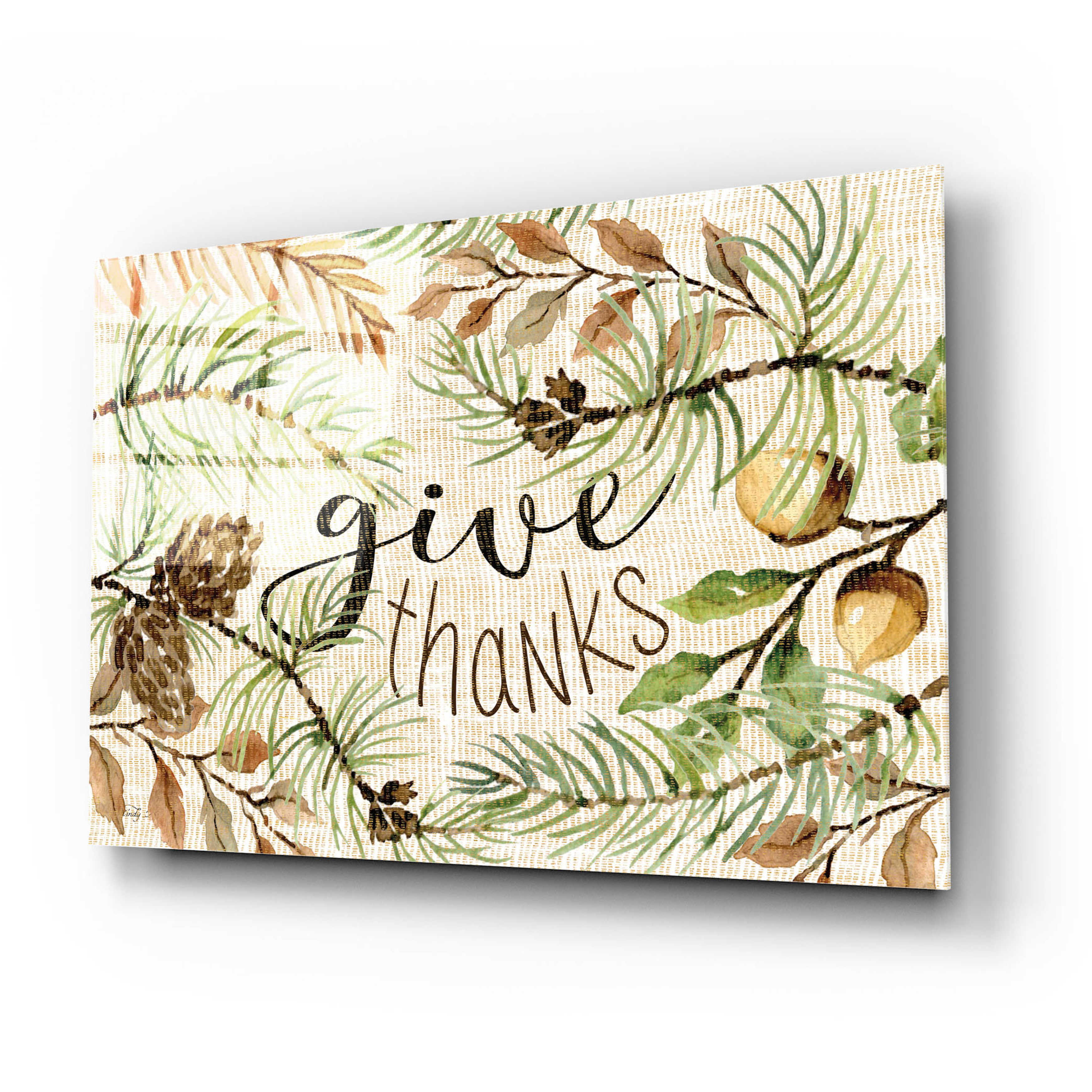 The Holiday Aisle® Give Thanks by Cindy Jacobs - Textual Art on | Wayfair