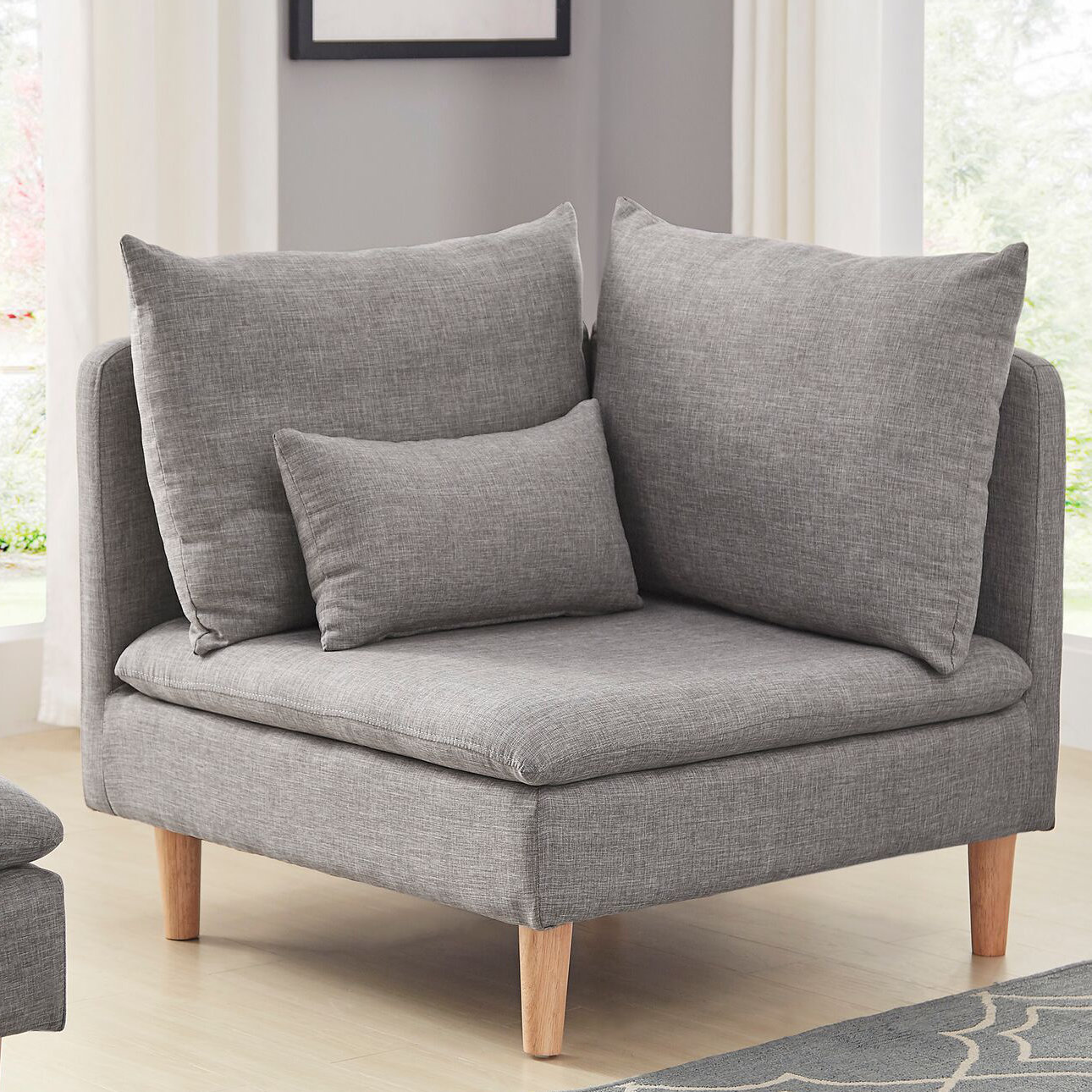 Mercury Row® Poyner Upholstered Accent Chair & Reviews | Wayfair