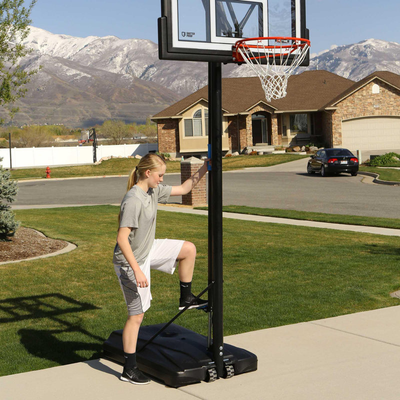 Lifetime Height Adjustable Portable Basketball Hoop (50" Polycarbonate ...