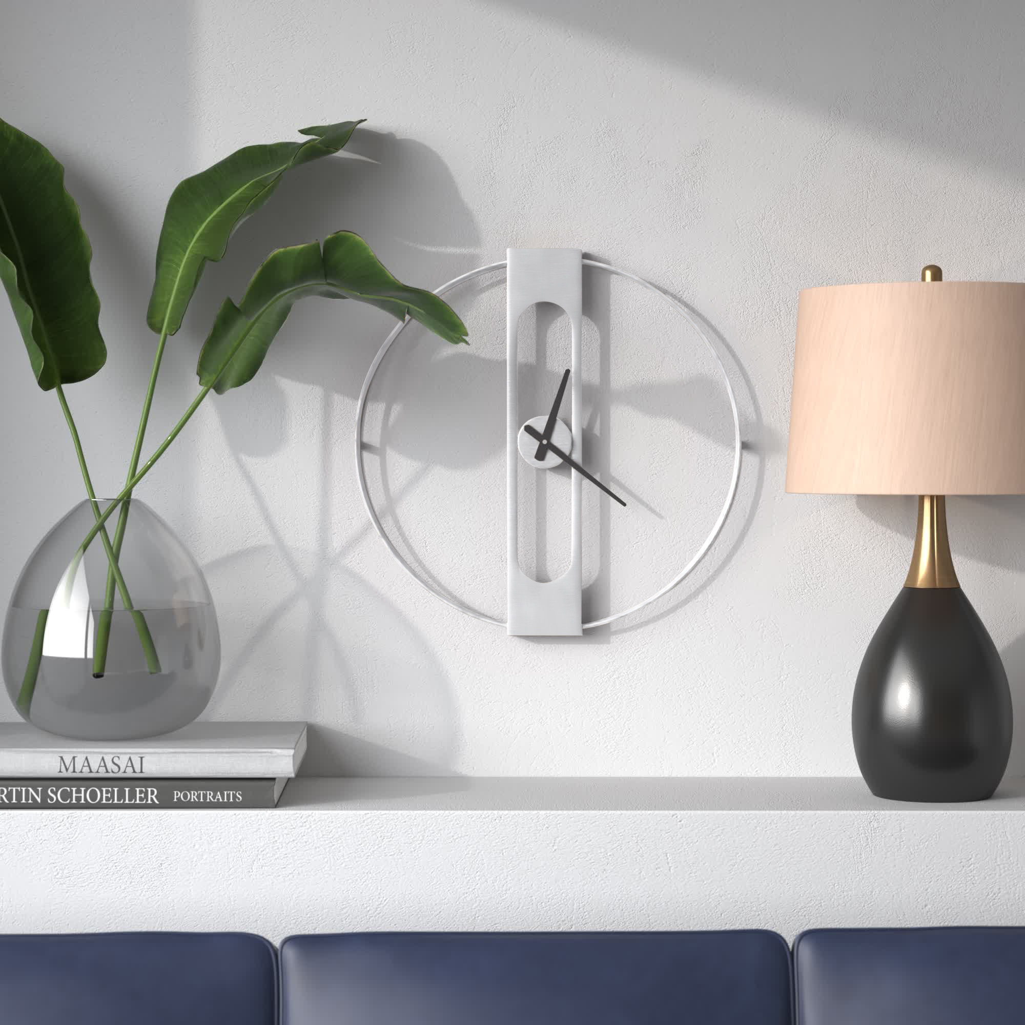 Ivy Bronx Braylsham Metal Wall Clock & Reviews | Wayfair