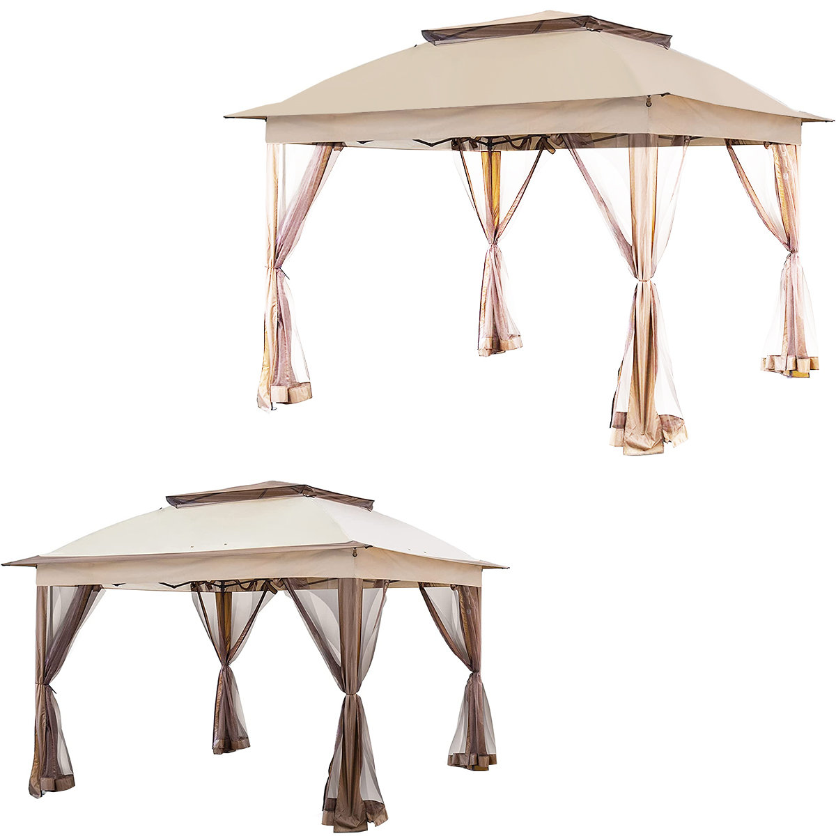 Garden Winds Replacement Canopy For Cool Spot 11''X11'' Pop-Up Instant ...