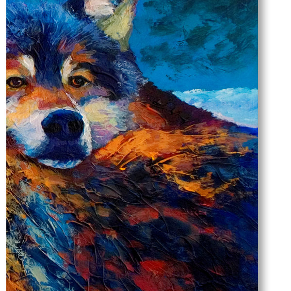 Trademark Art Marion Rose Wolves by Marion Rose - Painting on Canvas ...
