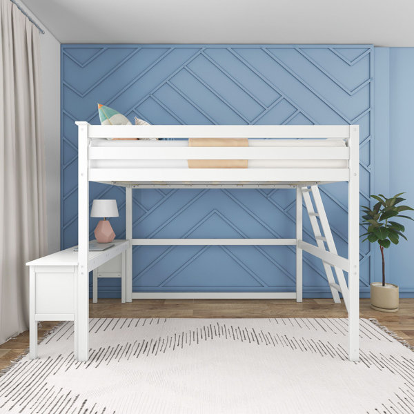 Harriet Bee Faizudeen Full Solid Wood Loft Bed by Harriet Bee | Wayfair