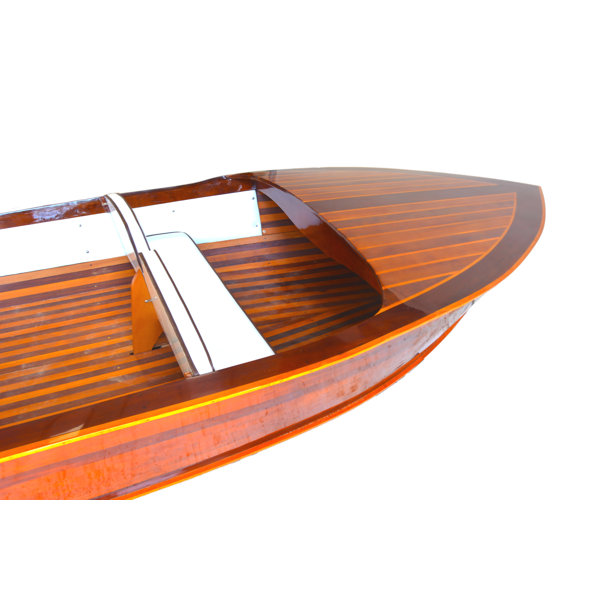 Old Modern Handicrafts Chris Craft Design Boat 14 Feet | Wayfair
