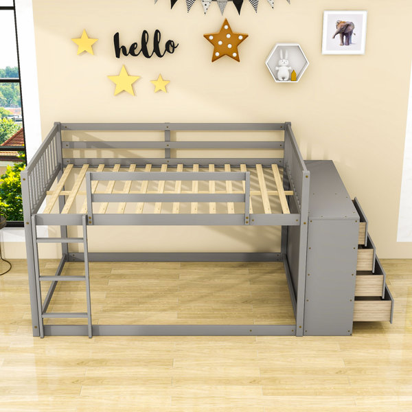 Harriet Bee Farschid 4 Drawer Standard Bunk Bed with Shelves by Harriet ...