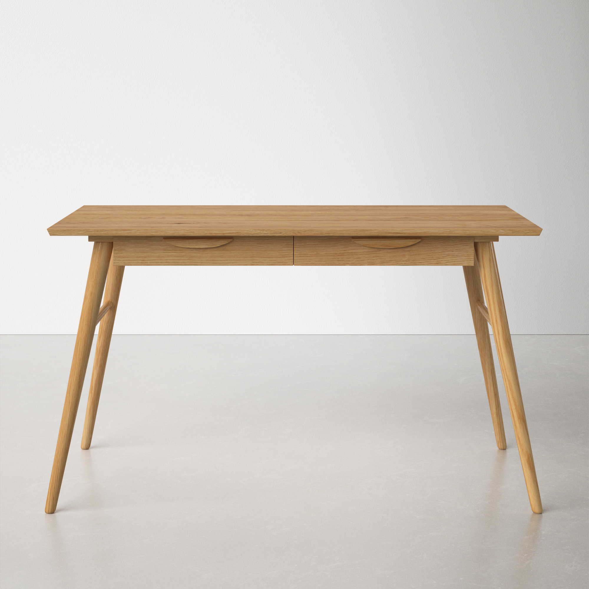 AllModern Aziah Solid Wood Desk | Wayfair