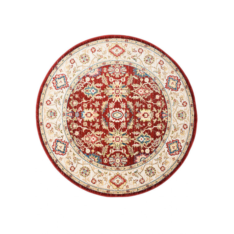 Latitude Vive Sveinn Cream/Red Area Rug | Wayfair.co.uk