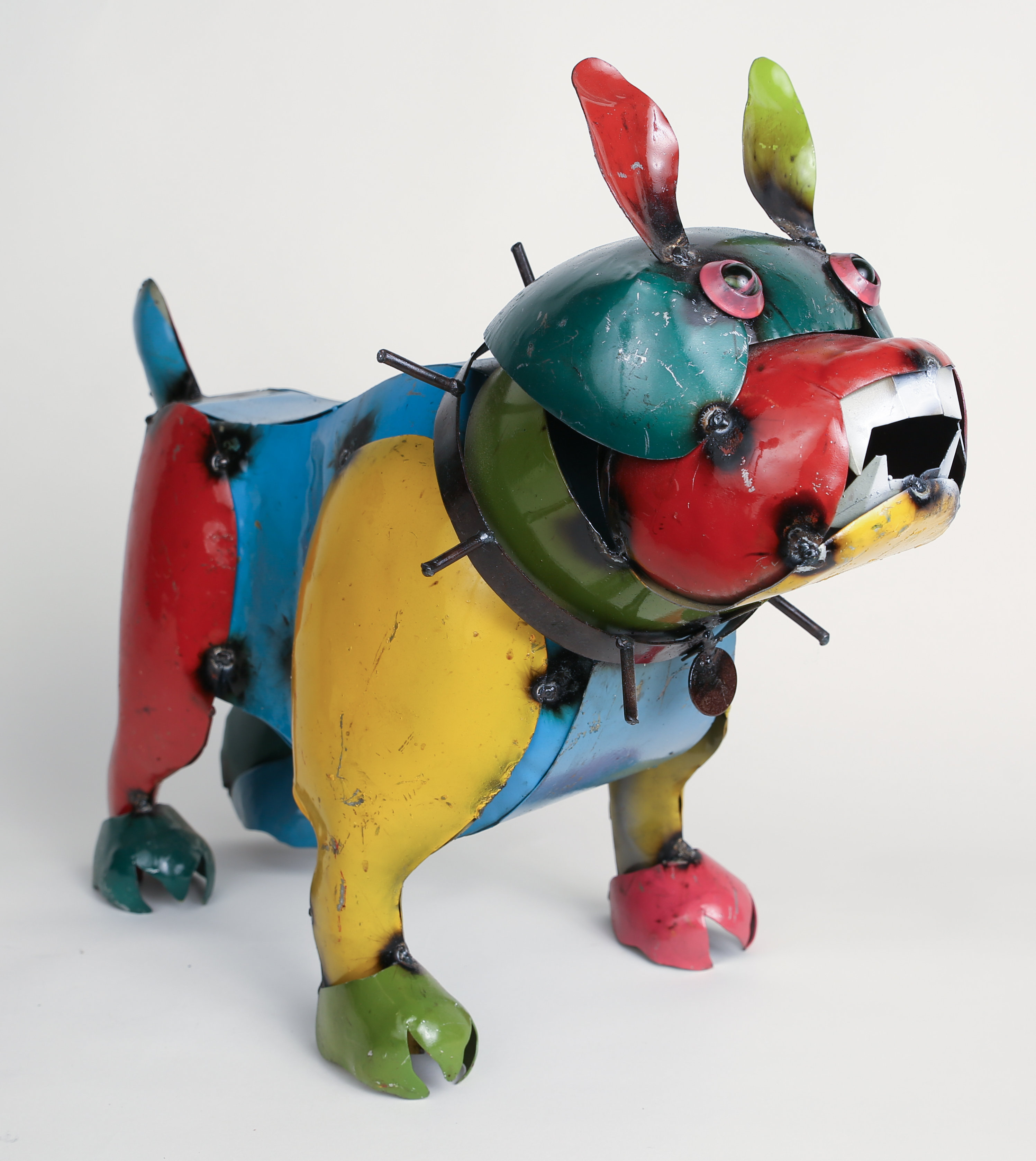 17 Stories Glendon Large Recycled Metal Bulldog Statue & Reviews | Wayfair