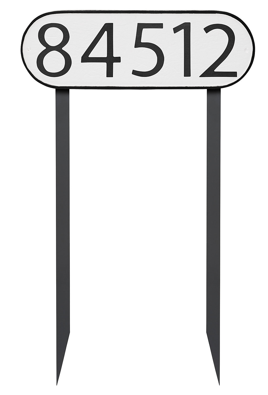 Montague Metal Products Oblong 1-Line Lawn Address Sign | Wayfair