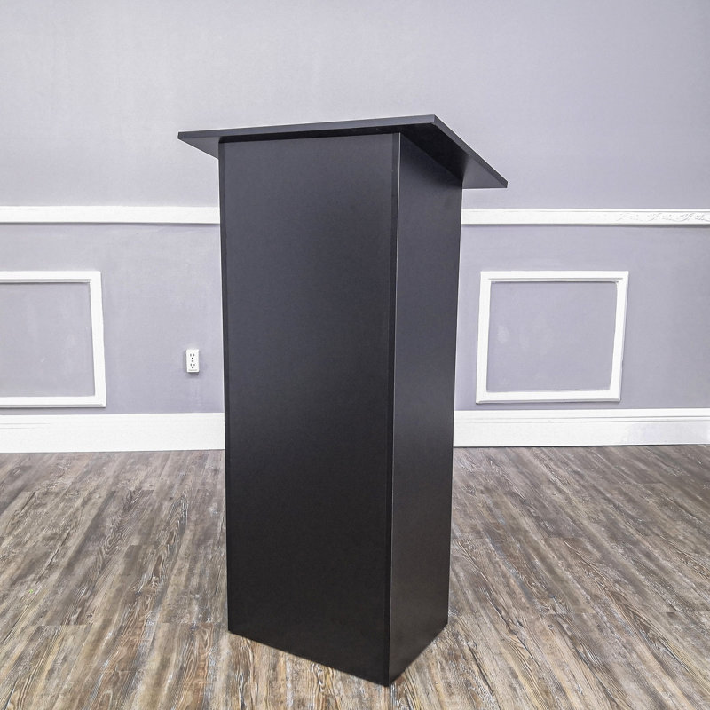 FixtureDisplays MDF Wood Podium Church Pulpit School Lectern Conference ...