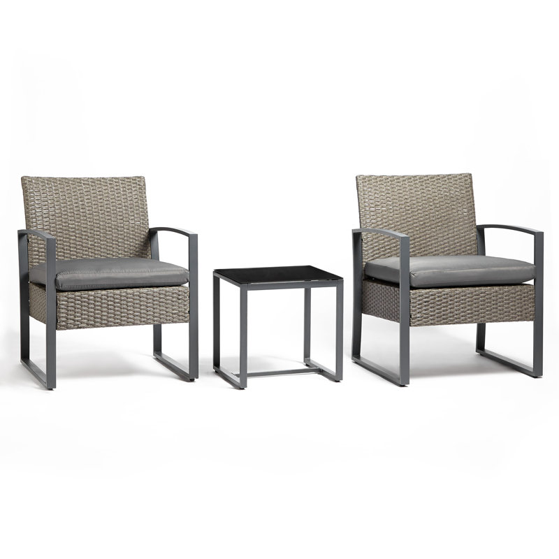 VonHaus Rattan 2 - Person Seating Group | Wayfair.co.uk